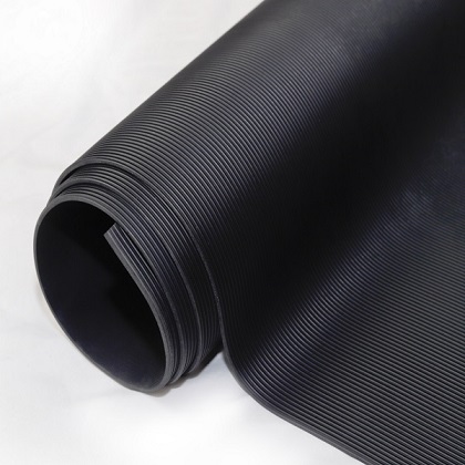 Fine Ribbed Rubber Flooring – Silicone Rubber Sheet-Neoprene Rubber ...