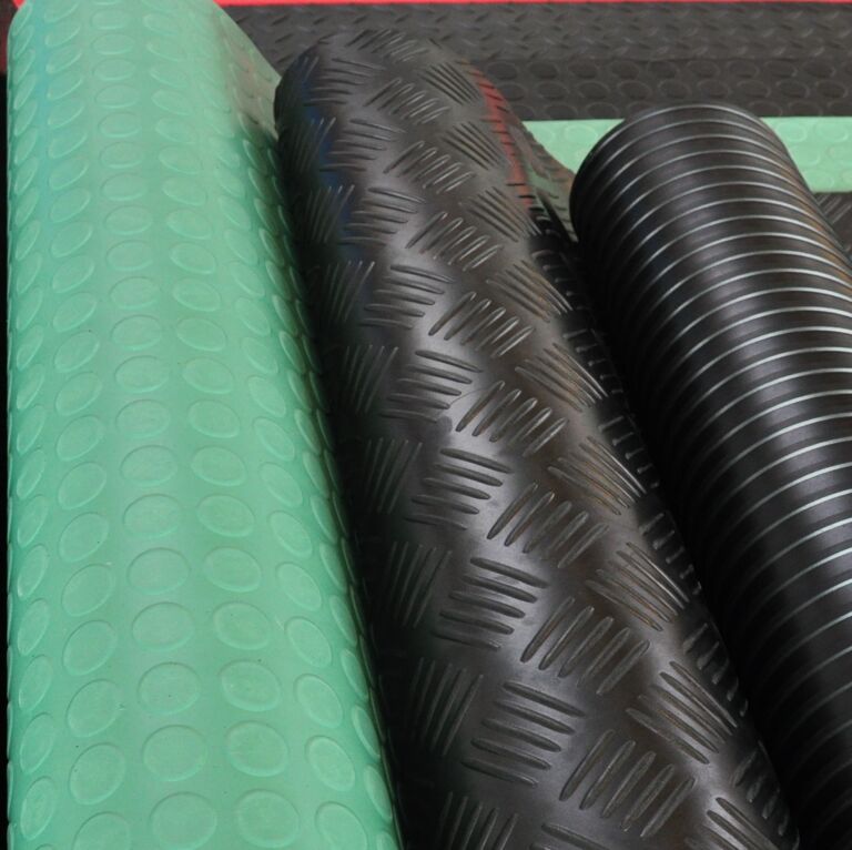 Round Dot Rubber Flooring mat – Silicone Rubber Sheet-Neoprene Rubber ...